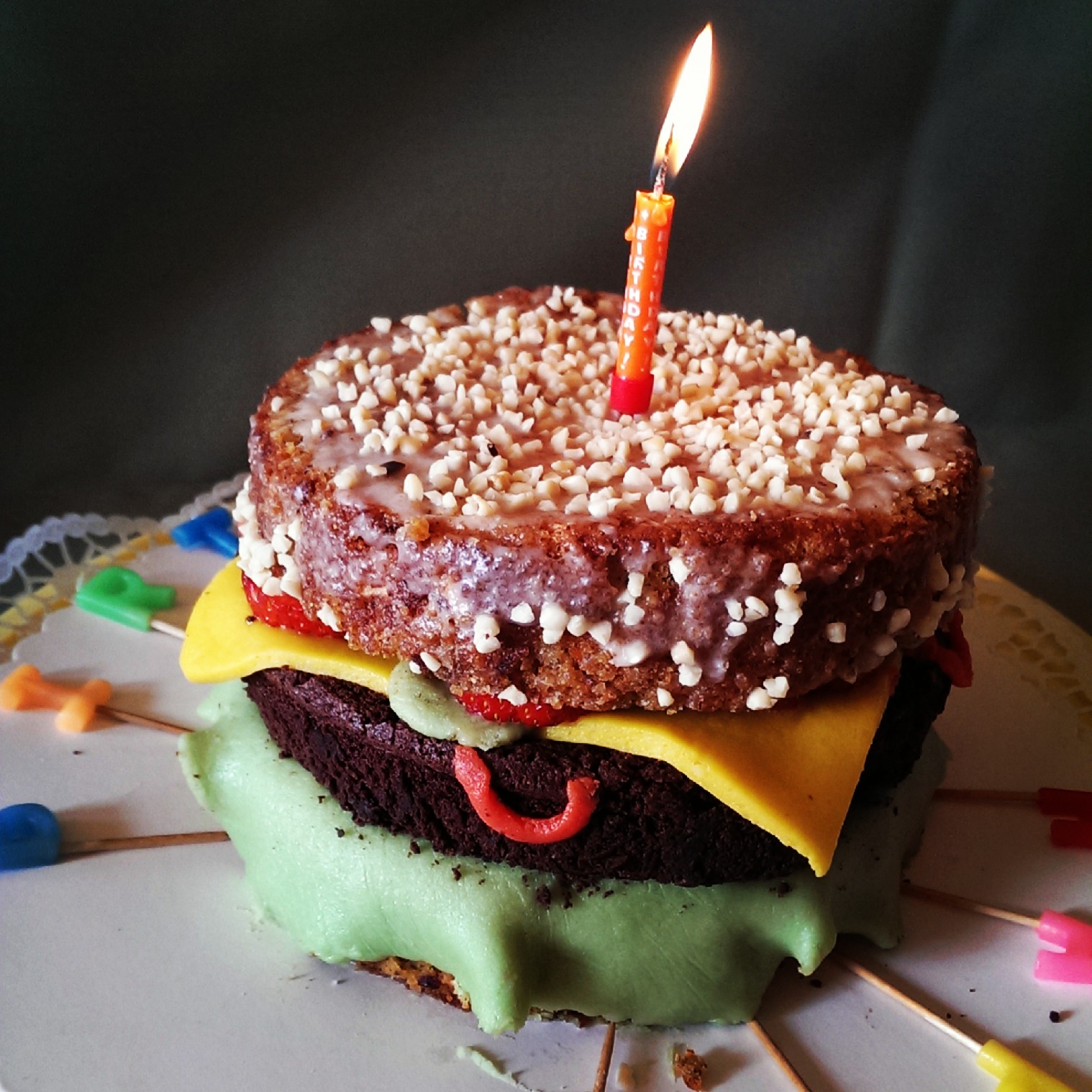 Recipe: Burger Birthdaycake - Das Burgermädchen